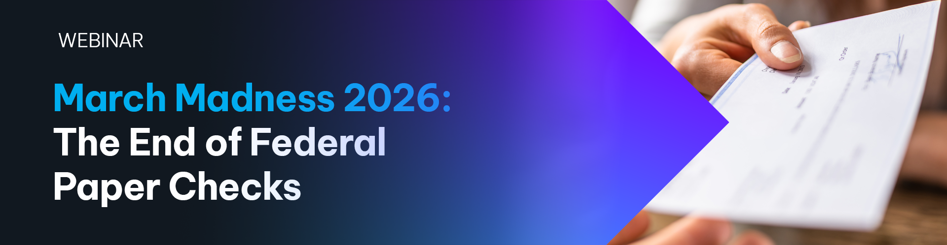 NICE Actimize | March Madness 2026: The End of Federal Paper Checks